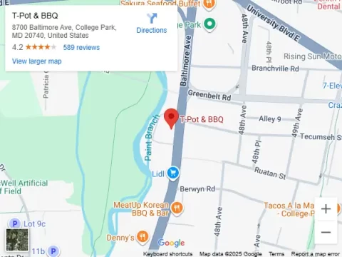 T-Pot & BBQ - Asian Fusion Restaurant | Online Order | College Park | MD